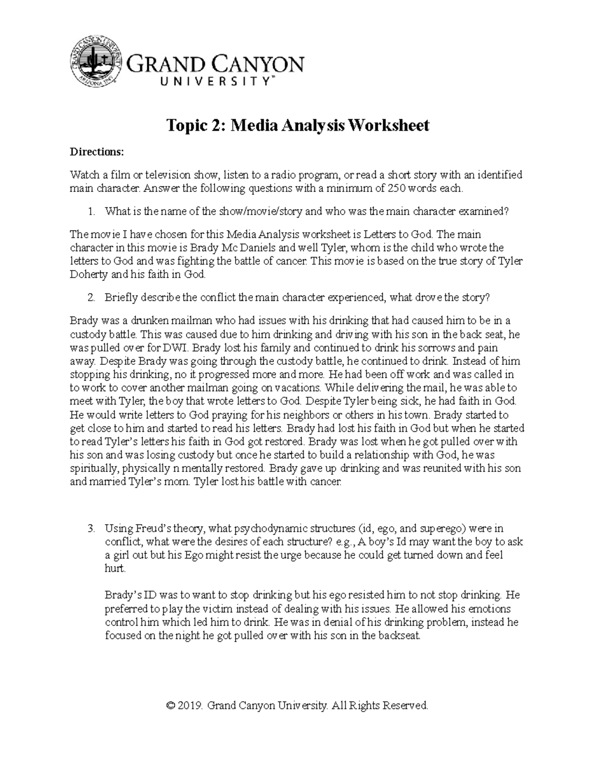 PCN107.T2 Media Analysis-Worksheet - Topic 2: Media Analysis Worksheet ...