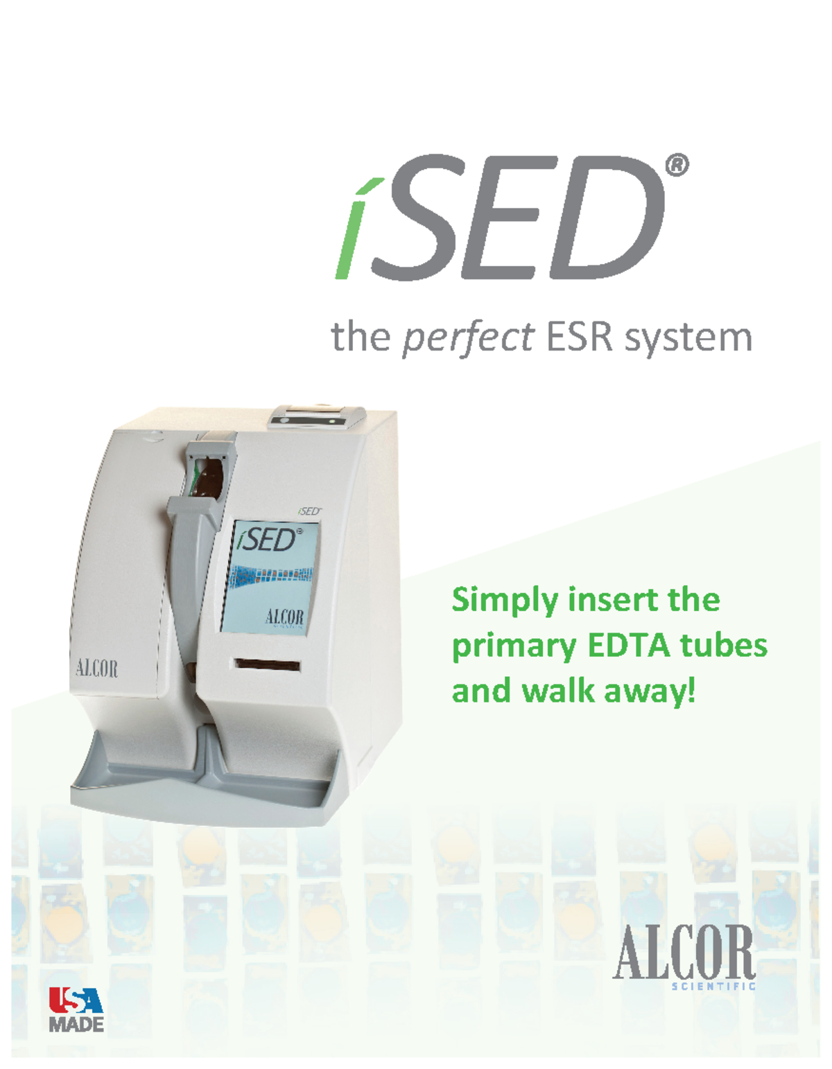 I SED Brochure - Simply insert the primary EDTA tubes and walk away ...