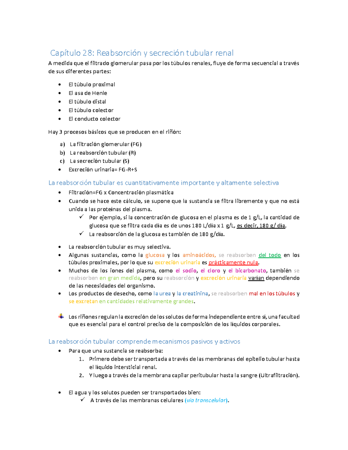 Capítulo 28 - Resumen Guyton y Hall. Tratado de fisiología médica - Warning: TT: undefined ...