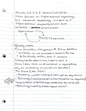 Lecture 15 - 16 - PSYC 513 - Studocu