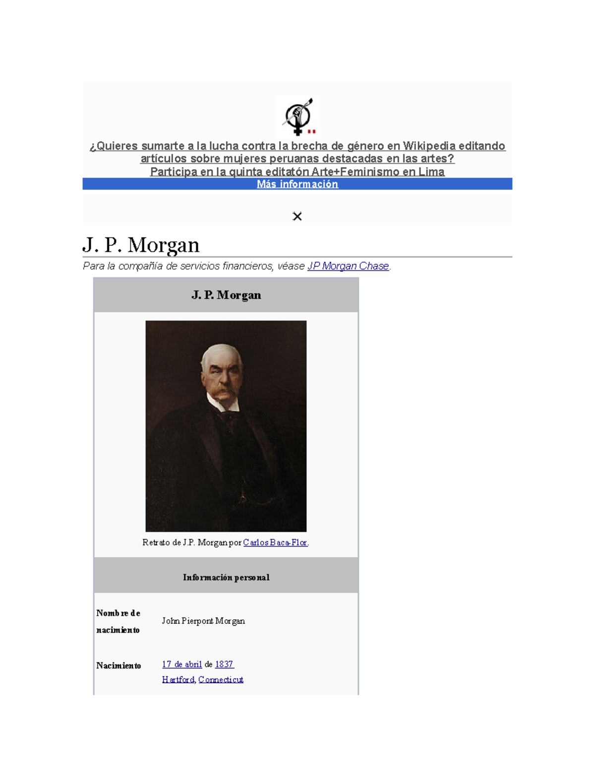 Jpmorgan - historia de jp morgan - ¿Quieres sumarte a la lucha contra la brecha de género en ...