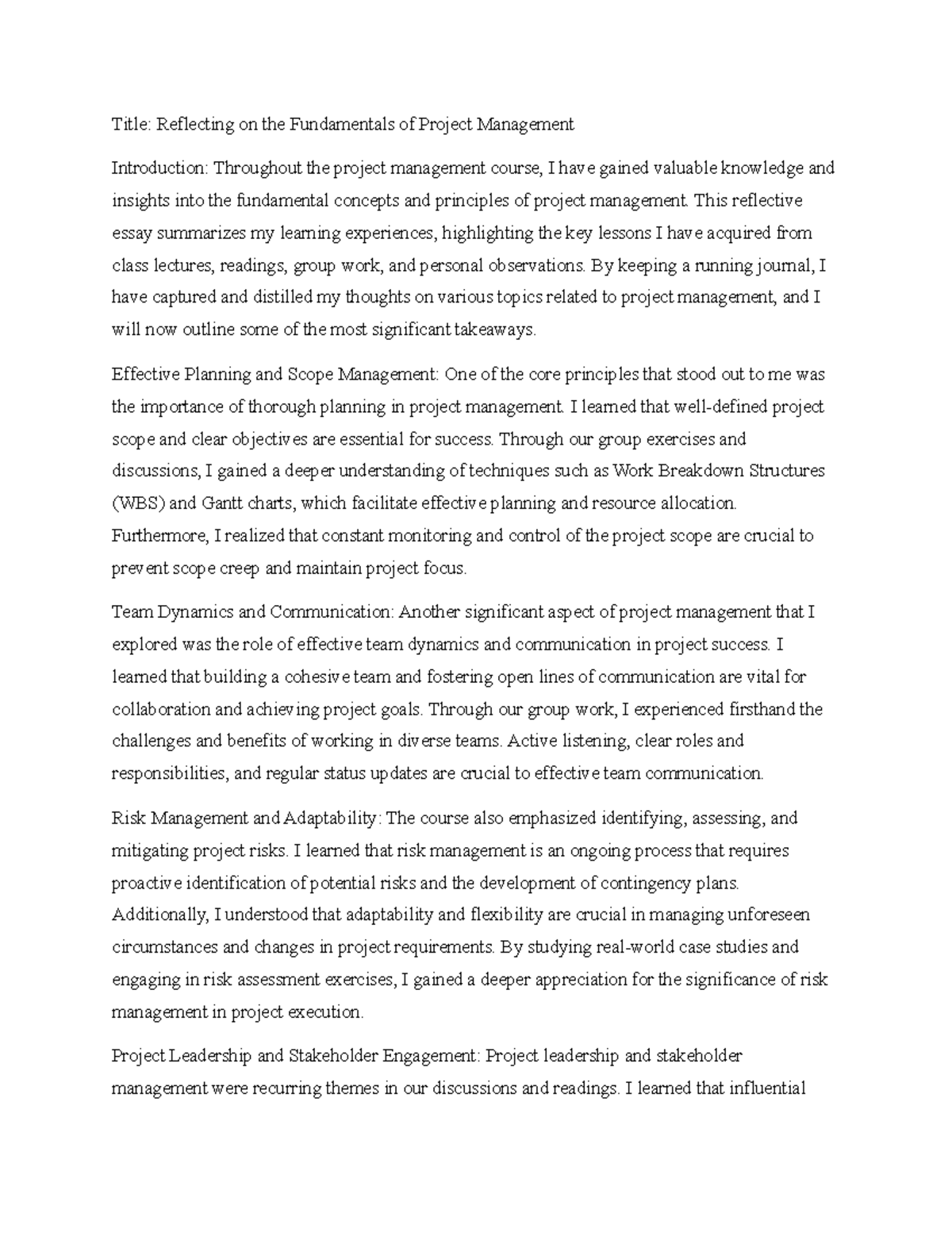 Title - MMMMMMMMMMMMMMMMMMMMM - Title: Reflecting on the Fundamentals ...