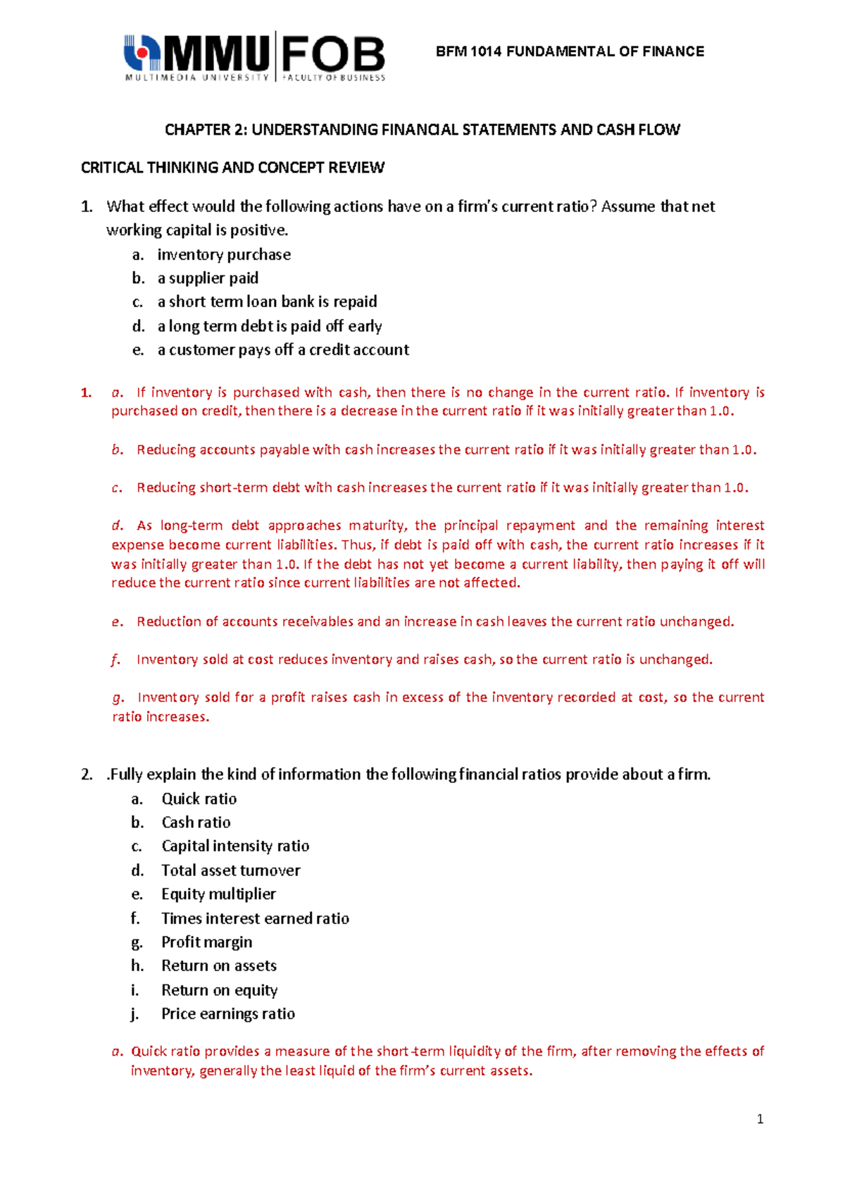 fundamental finance tutorial work 2019 - CHAPTER 2: UNDERSTANDING ...