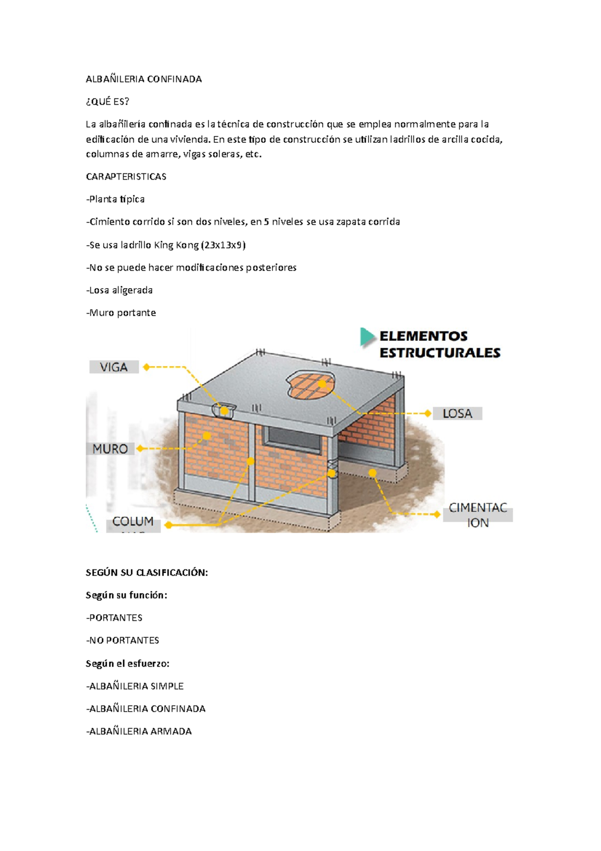 Albañileria Confinada t2 - ALBAÑILERIA CONFINADA ¿QUÉ ES? La ...