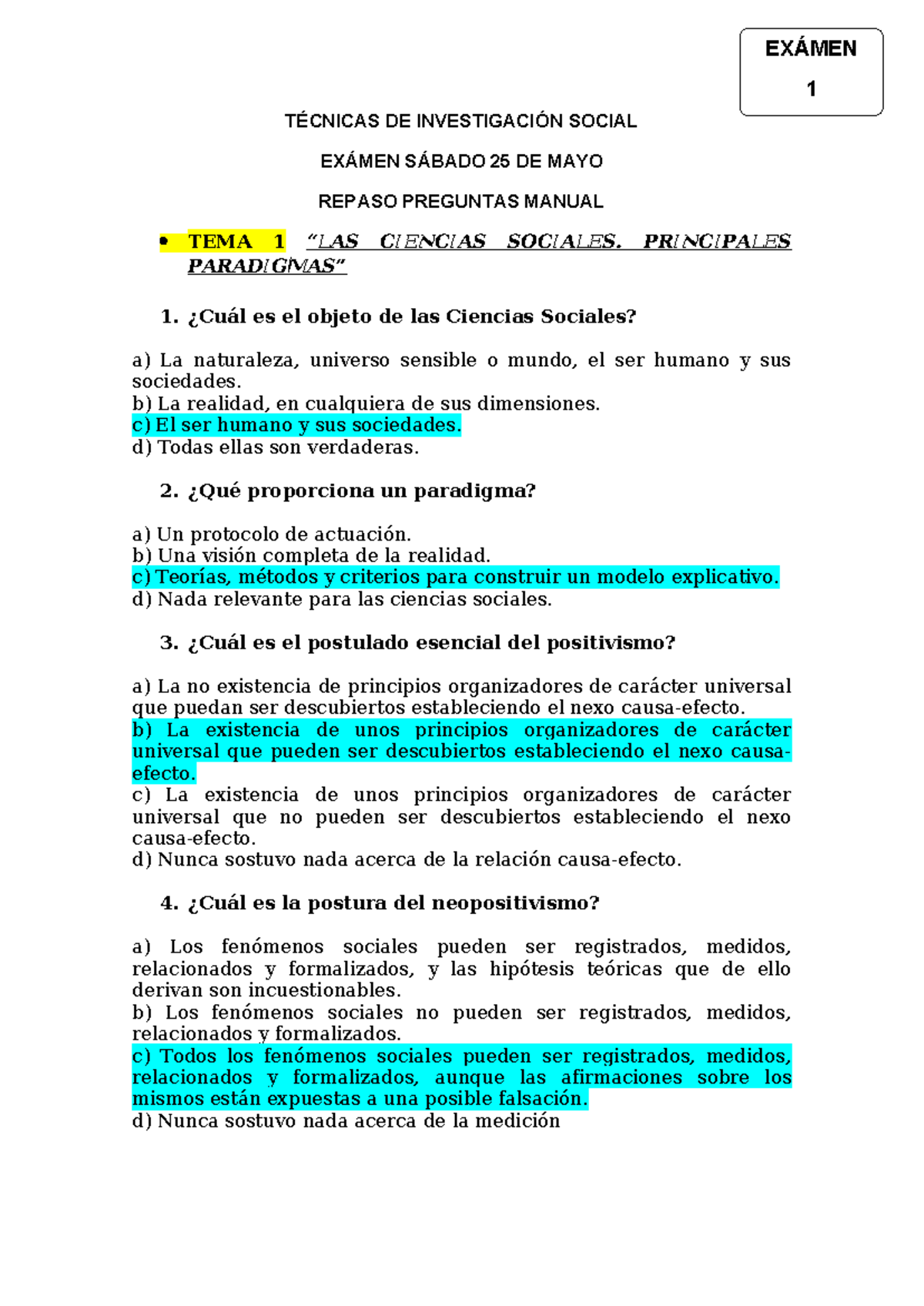 Tecnicas Investigacion preguntas y Respuestas del manual para examen - TÉCNICAS DE INVESTIGACIÓN ...