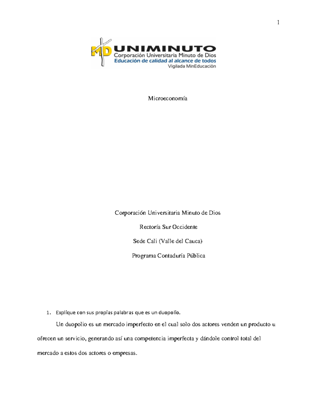 Micro 777 - Microeconomía Corporación Universitaria Minuto de Dios ...