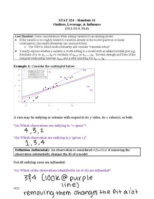 Handout 13 - STAT 324 – Handout 13 Categorical Variables (8.3-8) Last ...