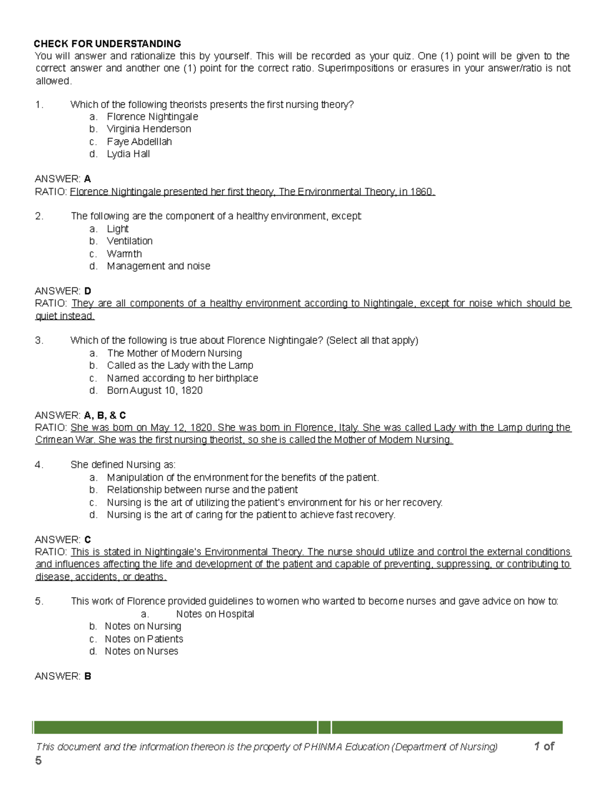 SAS 02 - TFN - .... - CHECK FOR UNDERSTANDING You will answer and ...