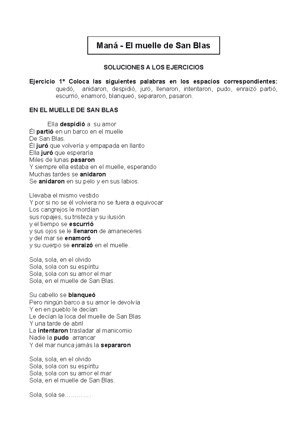 Maná El muelle de San Blas Soluciones env sci - Maná - El muelle de San ...