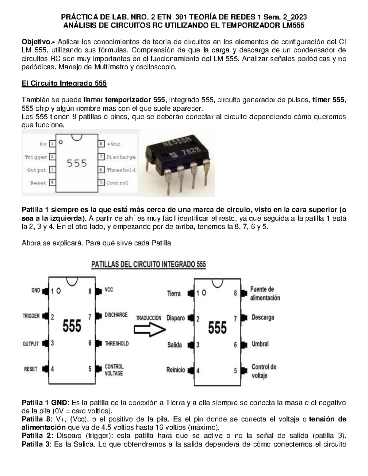 Práctica DE LAB Nro II ETN 301 ges 2 23 - PRÁCTICA DE LAB. NRO. 2 ETN ...