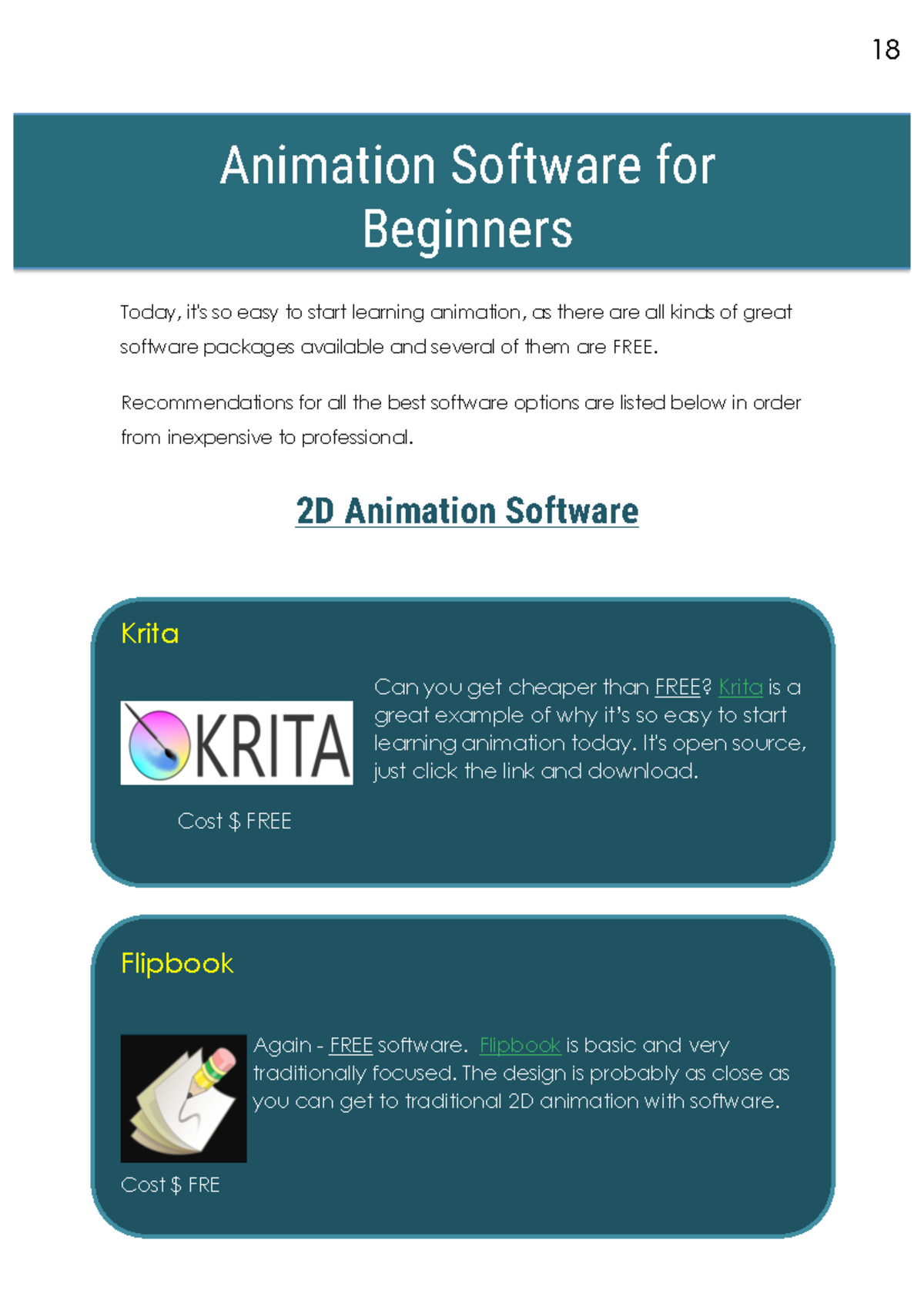 Animation For Beginners Epic Guide - Animation Software for Beginners ...