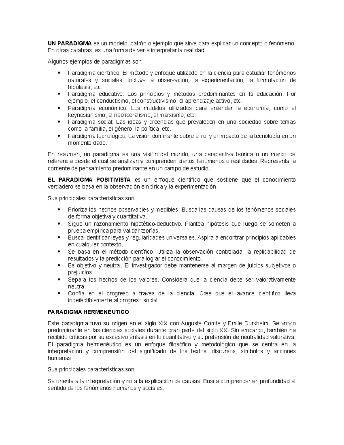 UN Paradigma - UN PARADIGMA es un modelo, patrón o ejemplo que sirve ...