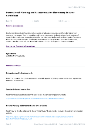 SPD-208 RS T6 New Student - New Student Student Name: Larissa Grade ...