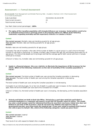 5 - Chapter 5 for ific exam - Behavioural Finance 5 CONTENT AREAS ...