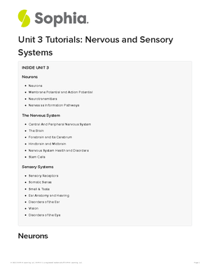 Sophia Pathways Human Biology Unit 3 Milestone - 1 13 / 17 that's 76% ...