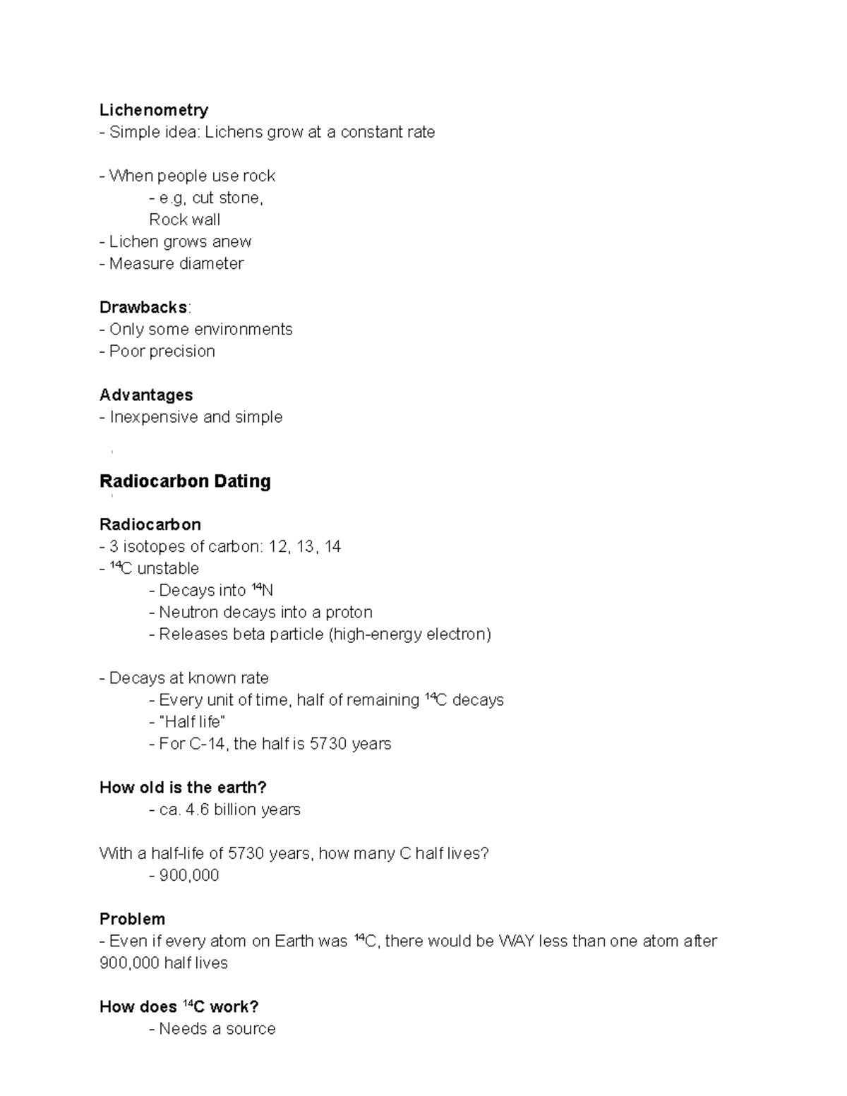 Lecture 9 - 10 20 22 - ANT 003 with Dr. Jelmer W. Eerkens - Lichenometry Simple idea: Lichens ...