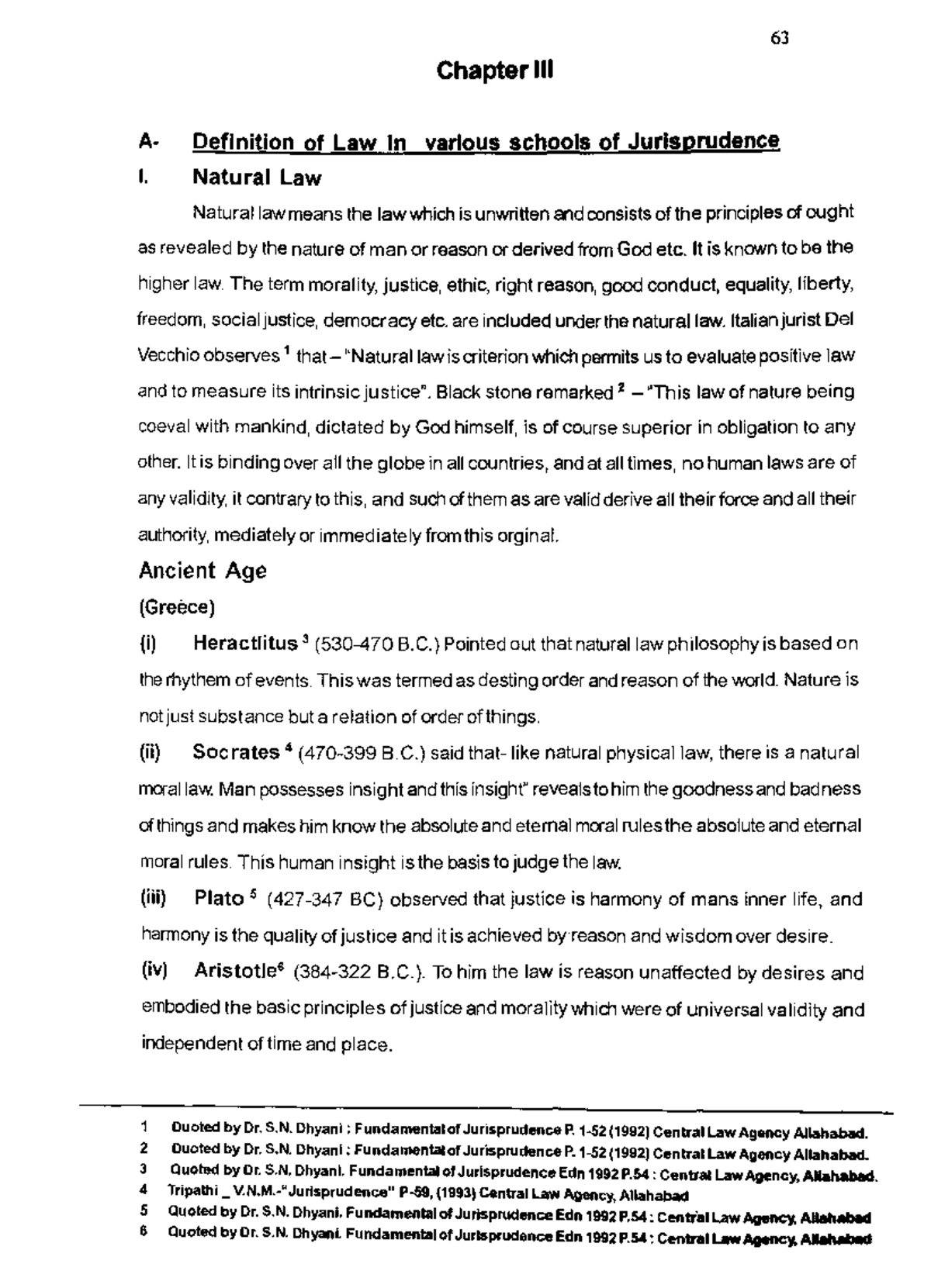 12 chapter 3 - Lecture notes 1 - 63 Chapter III A- Definition of Law In ...