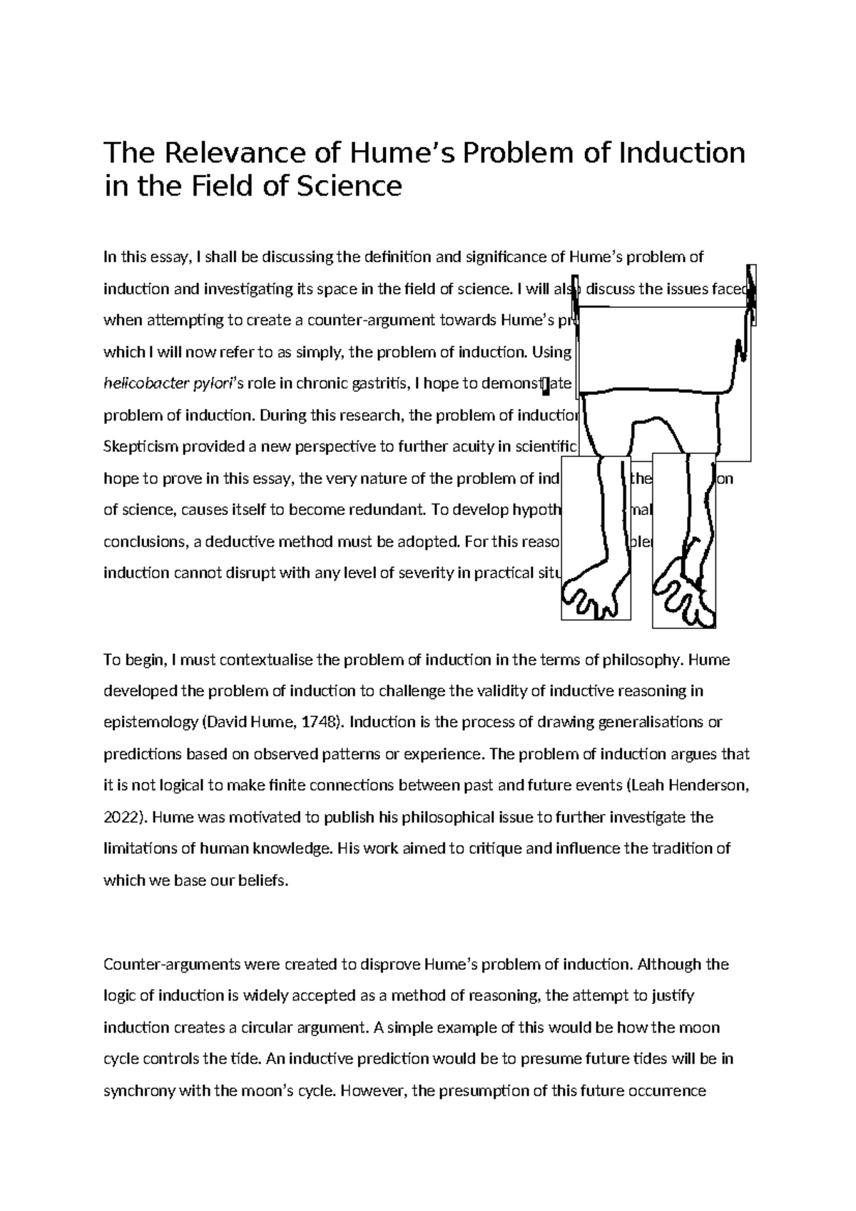 The Relevance of Hume’s Problem of Induction in the Field of Science ...