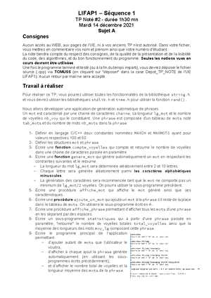 CM1 - cours - LIFAPI : ALGORITHMIQUE ET PROGRAMMATION IMPÉRATIVE, INITIATION COURS 1 ...