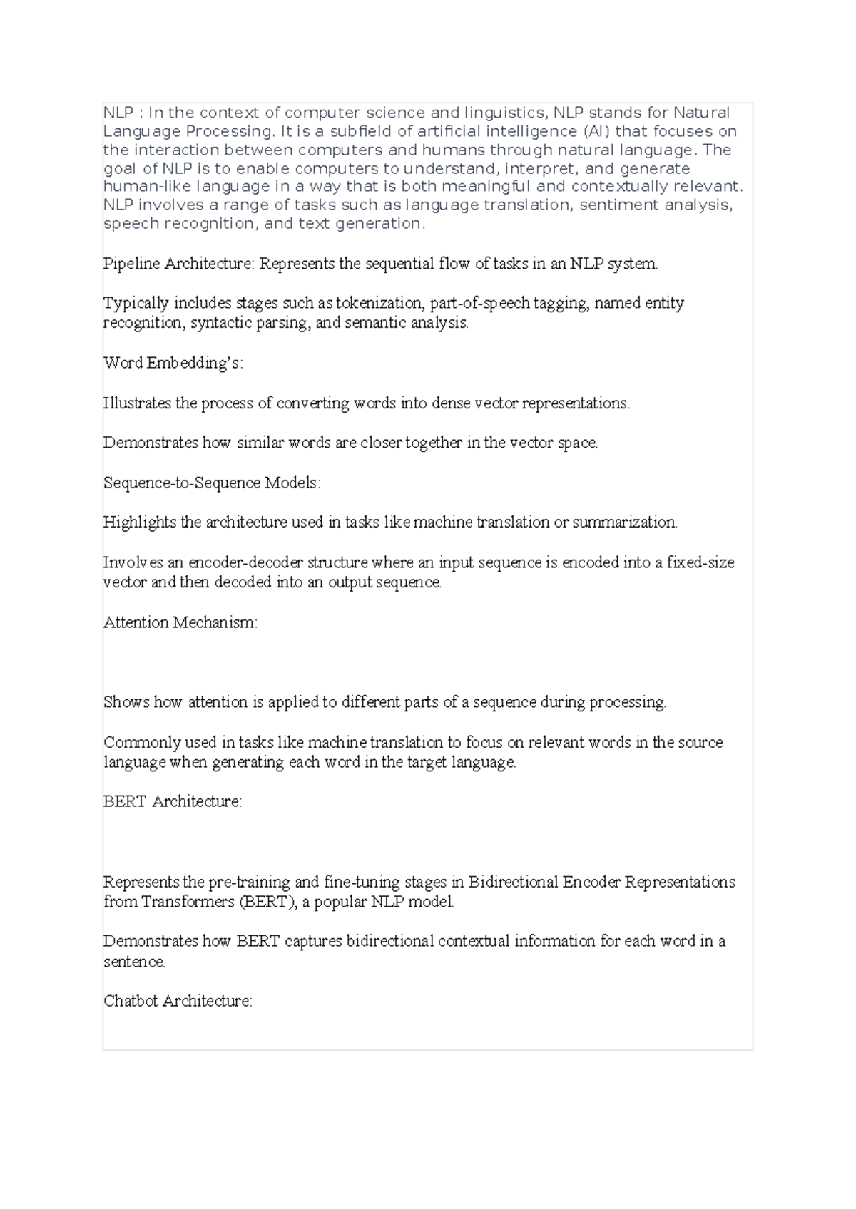 NLP LAB Manual Content - Summary Artificial Intelligence and Data Science - NLP : In the context ...