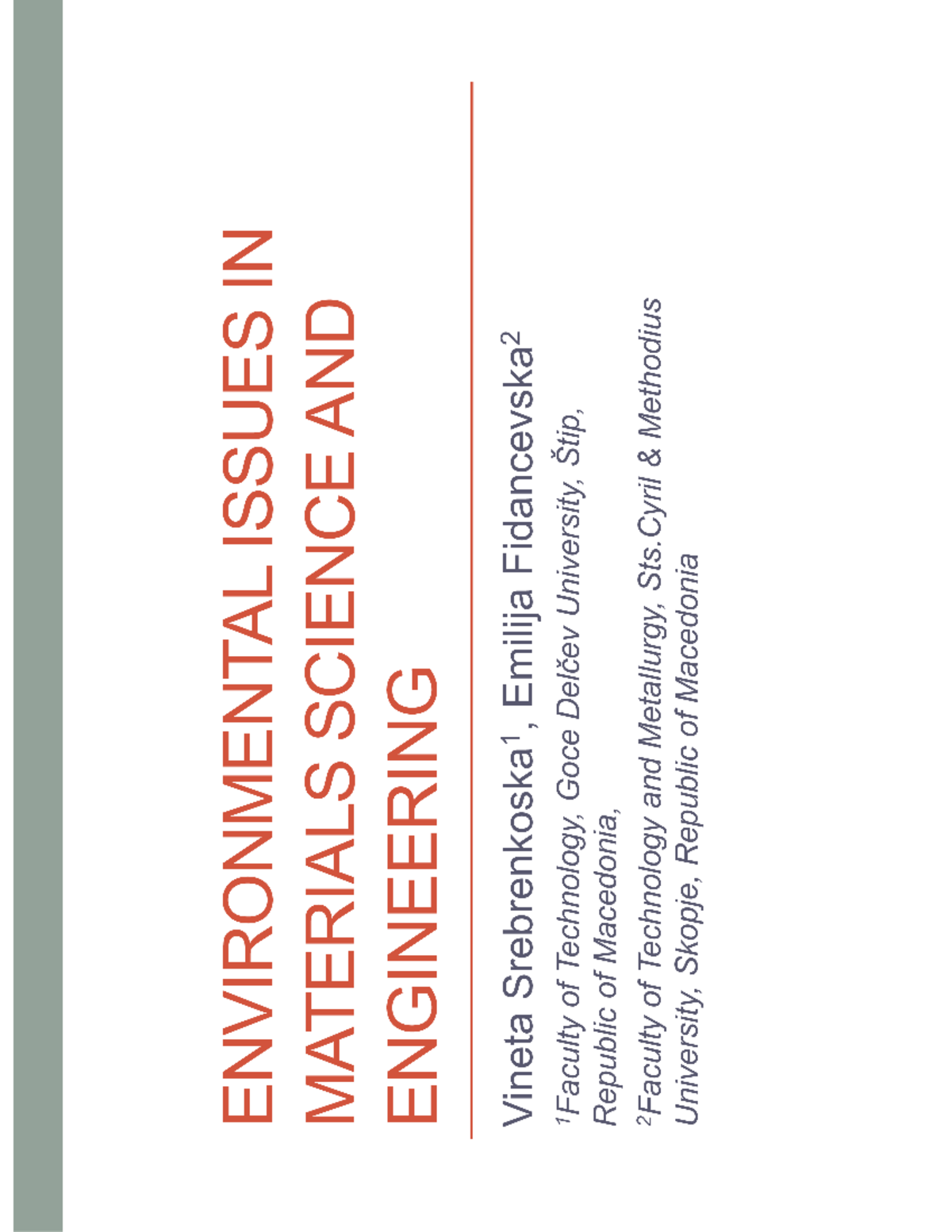 Part 11 - sdsds - ENVIRONMENTAL ISSUES IN MATERIALS SCIENCE AND ...