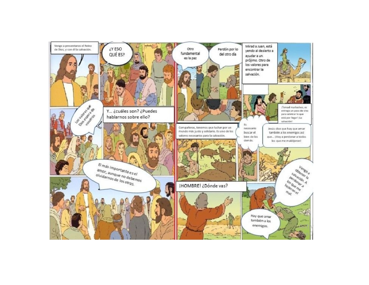 Historieta Reino DE DIOS - Mirad a Juan, está Vengo a presentares el ...