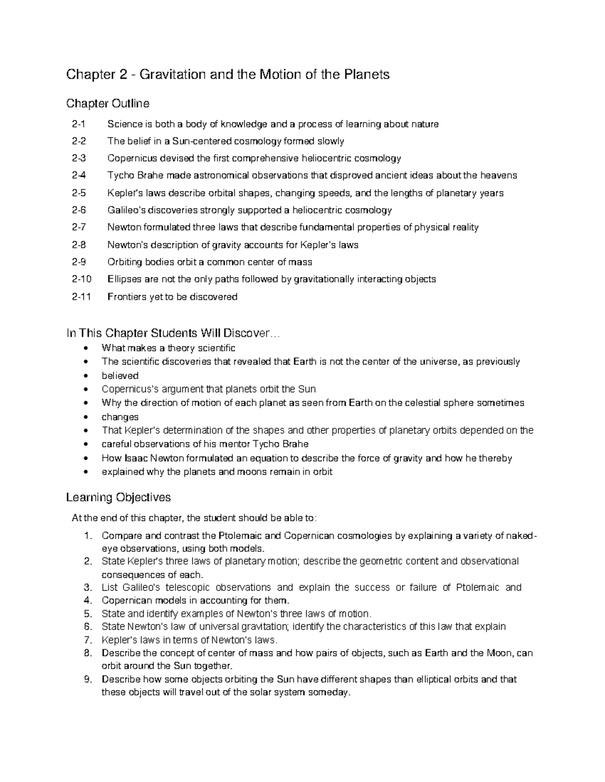 Chapter 02 - Lecture Professor Jason gilchrist - Chapter 2 ...