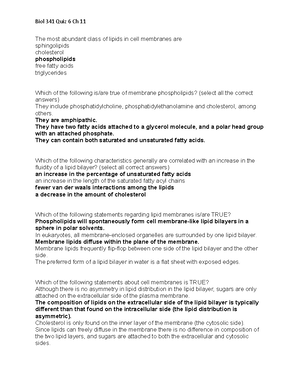 Cell Bio Notes chapter 1 - Chapter 1 • Unity and Diversity of Cells ...
