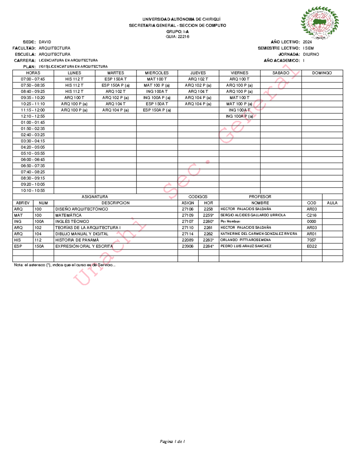 Doc (1) (27) - Hsjs - Unachi Sec. General UNIVERSIDAD AUTÓNOMA DE ...