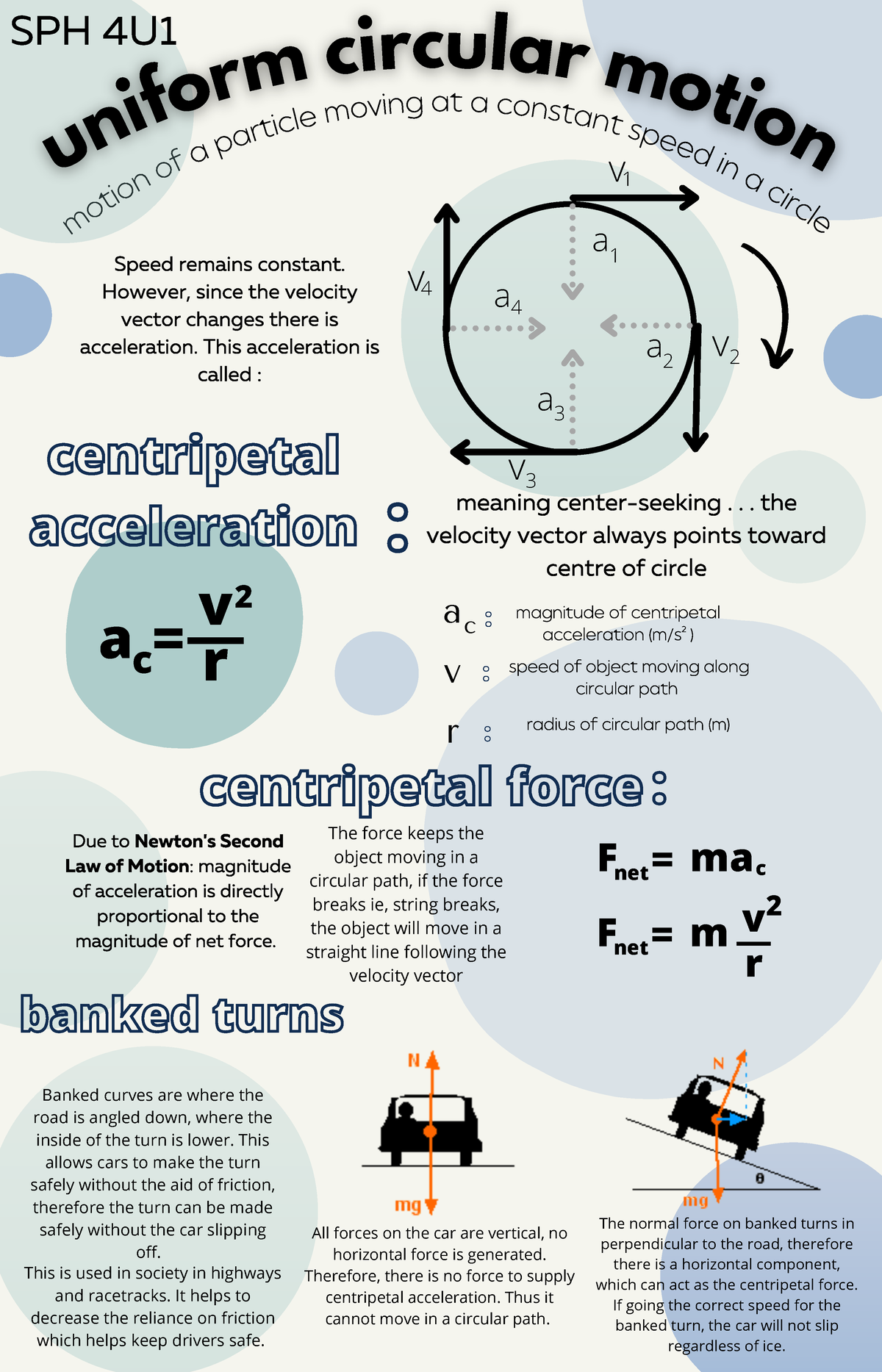 Uniform circular motion - Sc/Phys 1510 - Yorku - Studocu