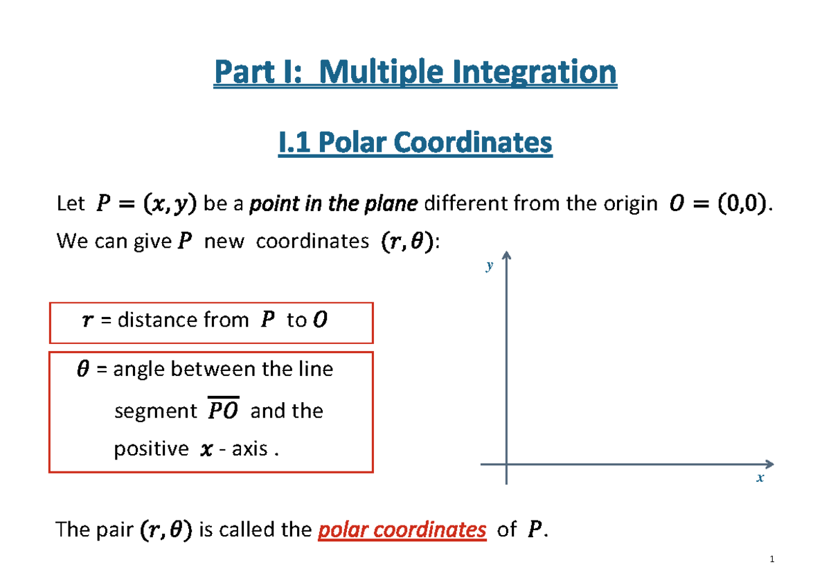 Advanced Calculus Lecture II - Let be a different from the origin. We ...