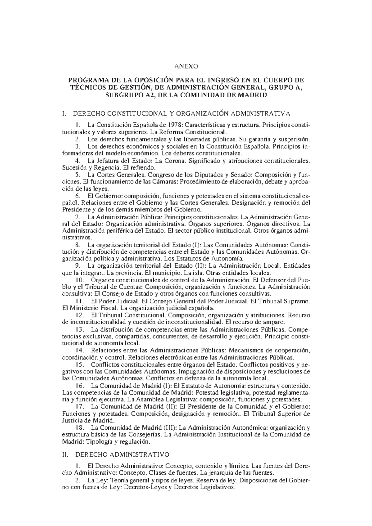 Programa,54 - aa asds asdass dasda asdasd asdasdas - ANEXO PROGRAMA DE LA OPOSICIÓN PARA EL ...