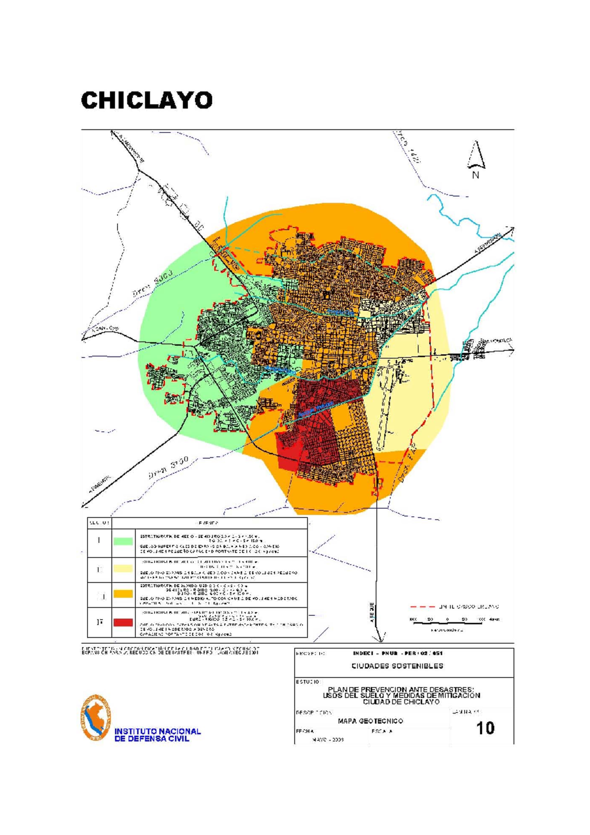 Mapa geotecnico de la ciudad de chiclayo - Taller Arquitectonico - Studocu