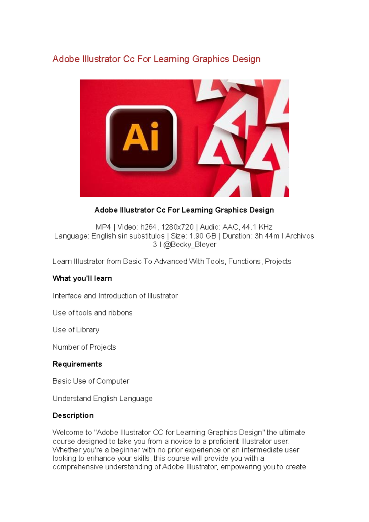 Adobe Illustrator Cc For Learning Graphics Design - Whether you're a ...