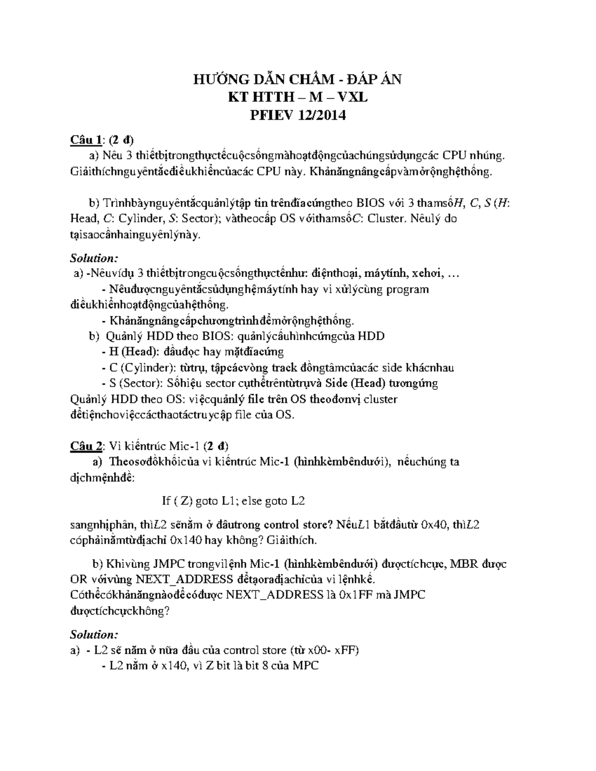 Kien-truc-may-tinh dang-thanh-tin dap-an-kt-htth-m-vxl-pfiev-12-2014 - [cuuduongthancong - Studocu