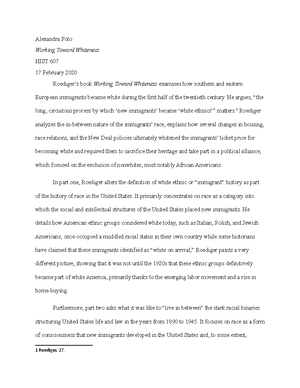 Hidalgo Aidan - Ch 25 (Amsco) - Name: Aidan Hidalgo due on 4/8/ FDR ...