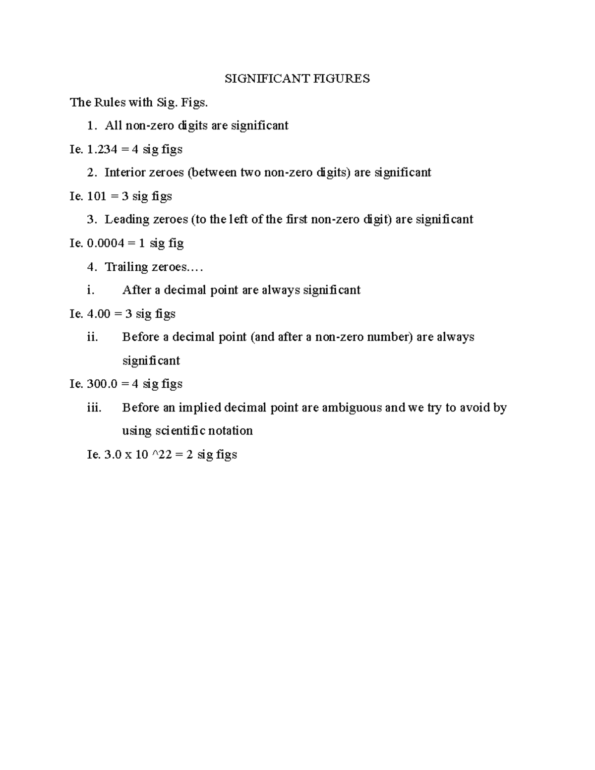 Unit 1 - Study Sheet - This is for Chemistry 112 Chapter 1 ...
