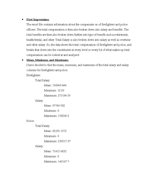 DAT 500 Module Four Sample Data Validation and Discovery - DAT 500 ...