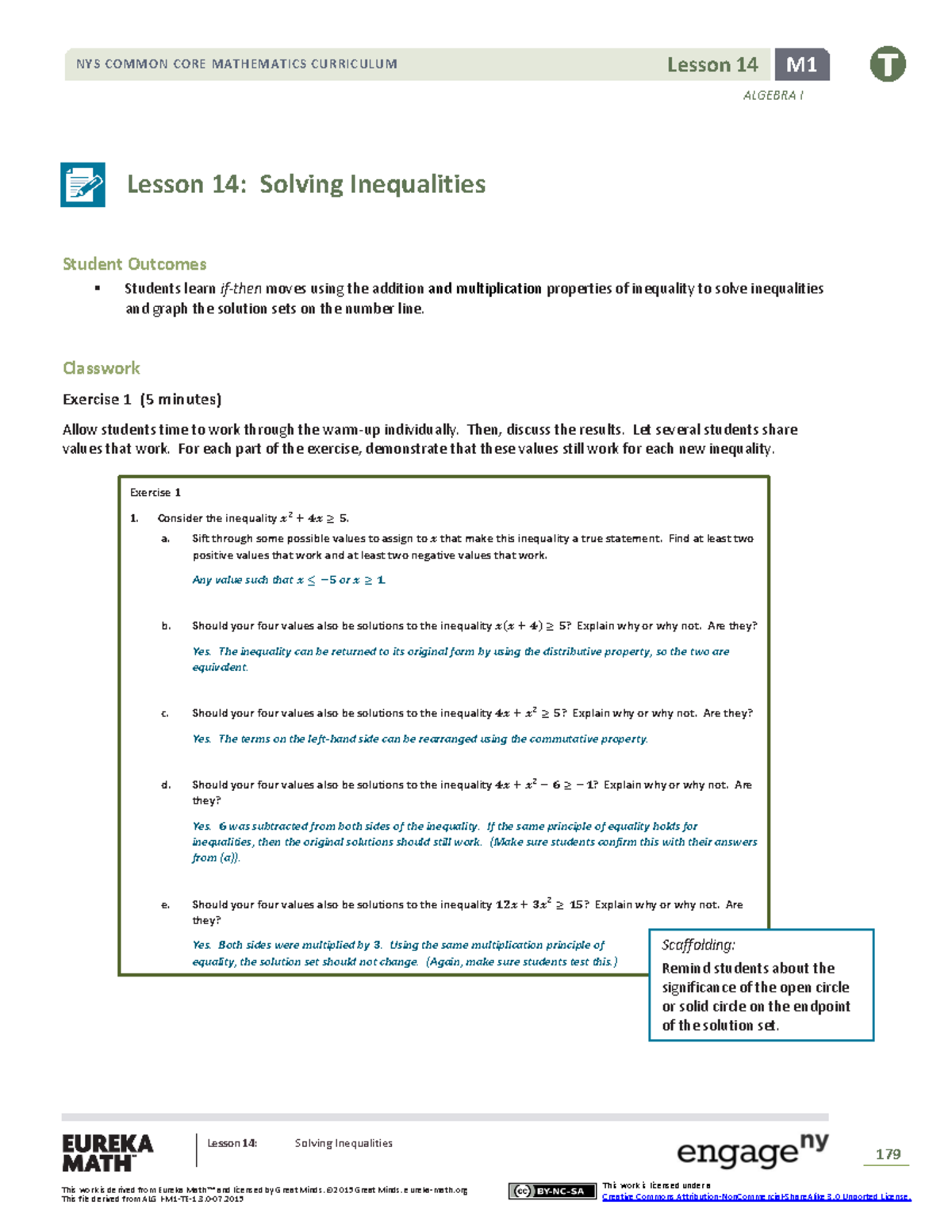 Algebra i m1 topic c lesson 14 teacher - ALGEBRA I Lesson 14: Solving ...