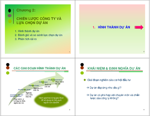 00QLDA - Ch4 [Compatibility Mode] - Ch±¡ng 4: ÞNH NGH)A VÀ L¾P K¾ HO¾CH Dþ ÁN 1¿ch ßnh dÿ án ...