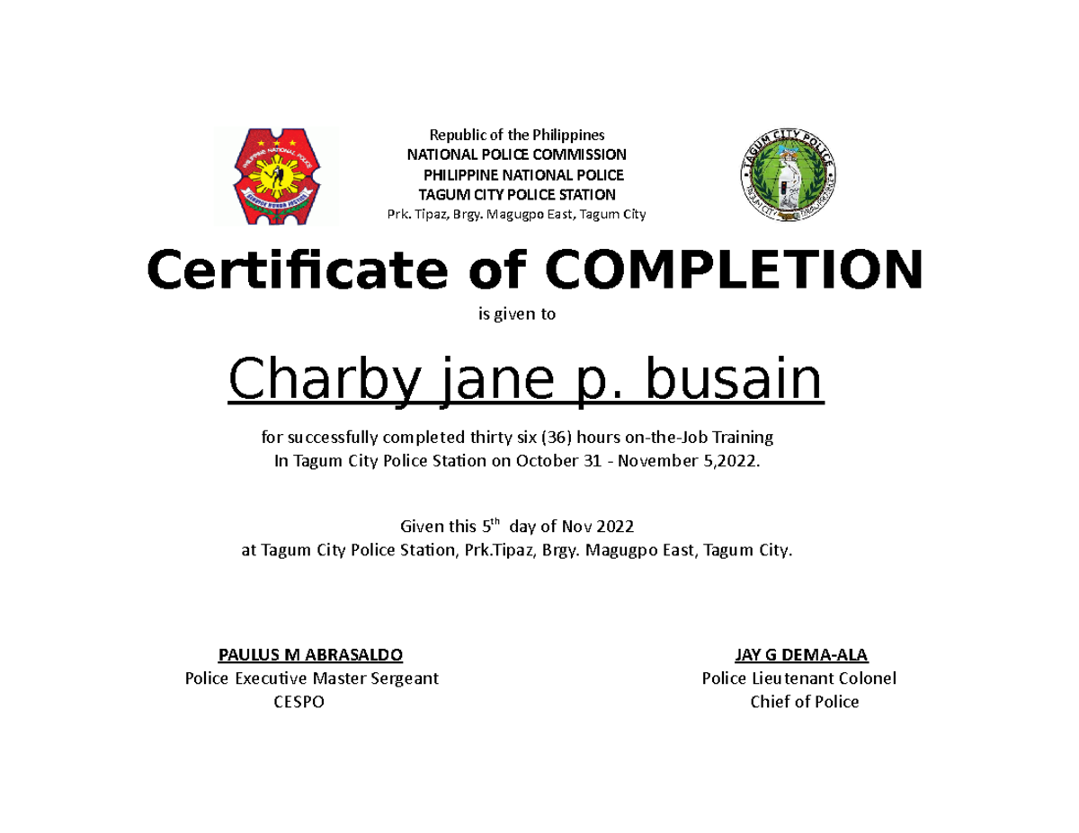 What Is Pnp Certificate Prntbl concejomunicipaldechinu gov co