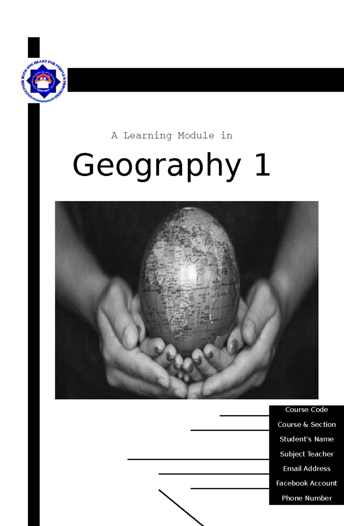 Geography-1-Rimwel-Ampong Revised Lessons 1-10 - A Learning Module in ...