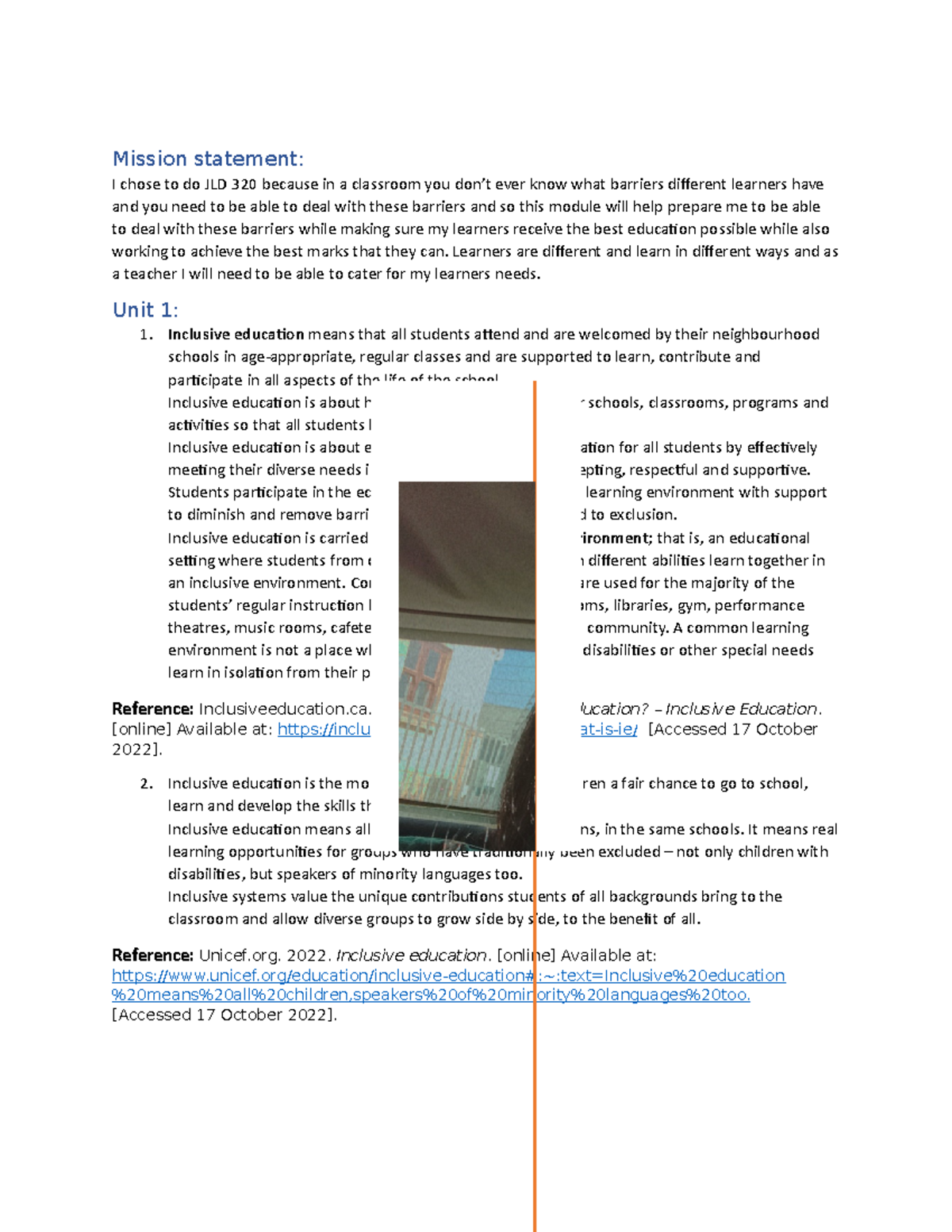 Jld 320 - Mission - Studocu