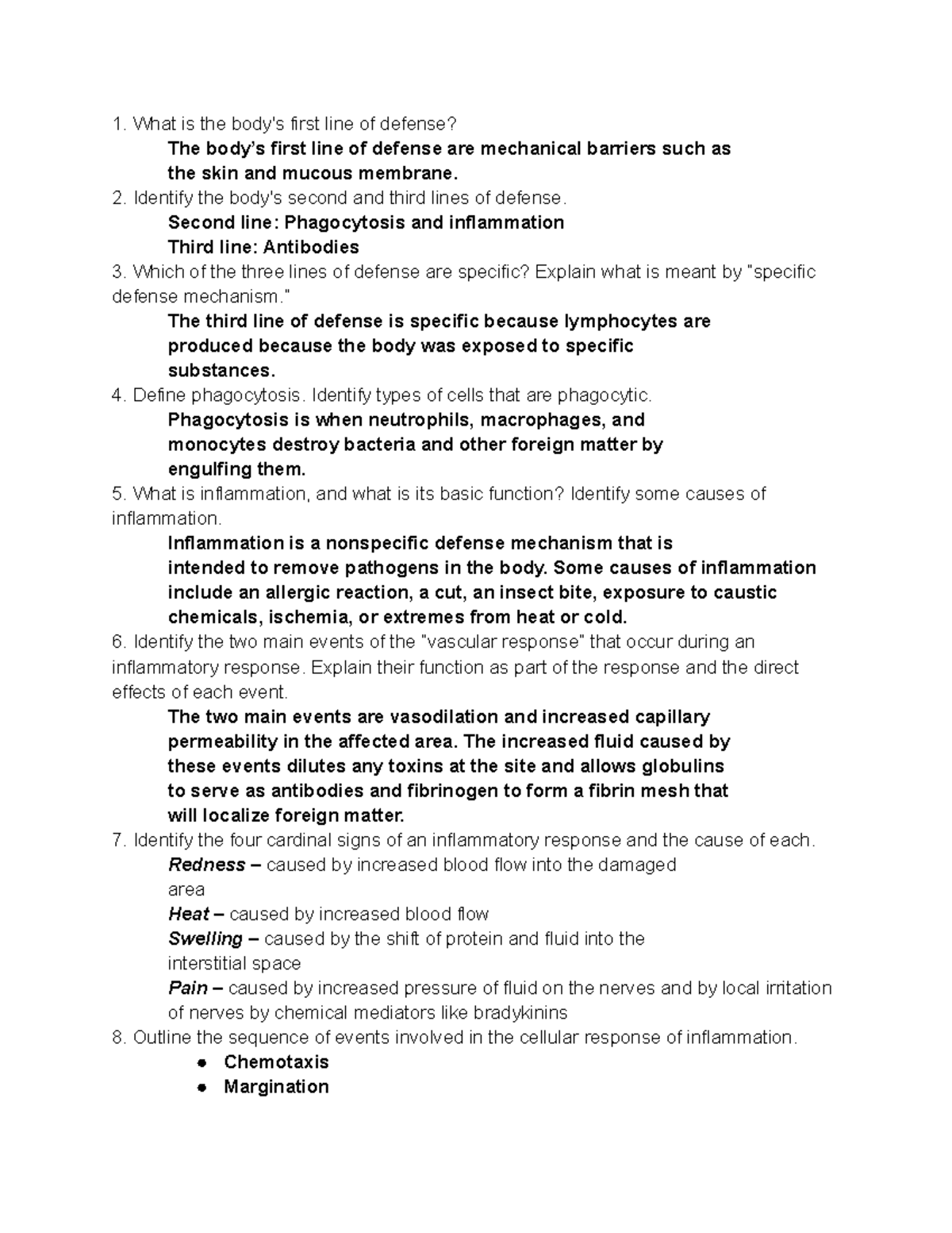 Worksheet 5 - Gould's Pathophysiology for the Health Professions Study ...