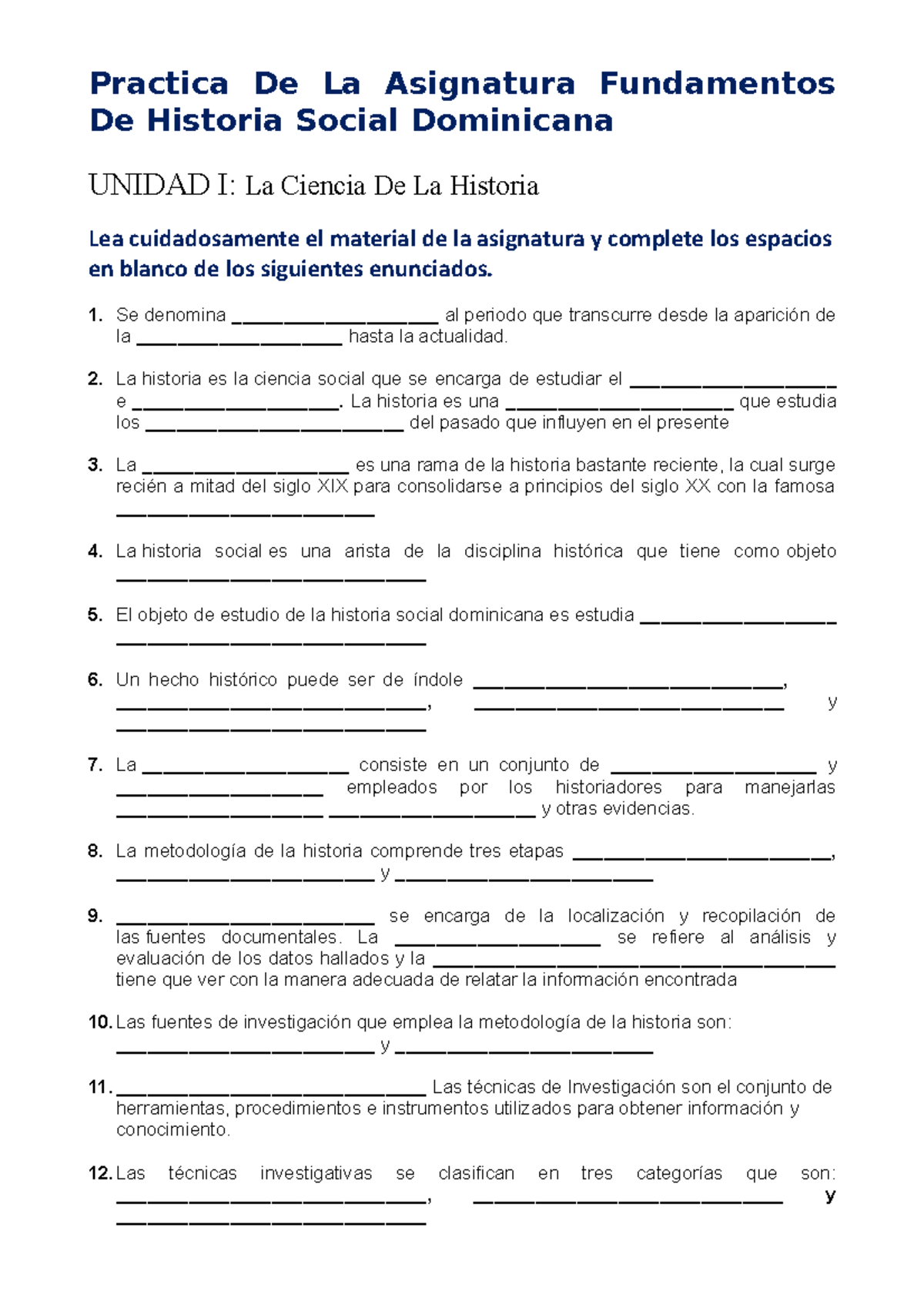 Unidad I - Unidad III - Sirve de bastante ayuda - Practica De La ...