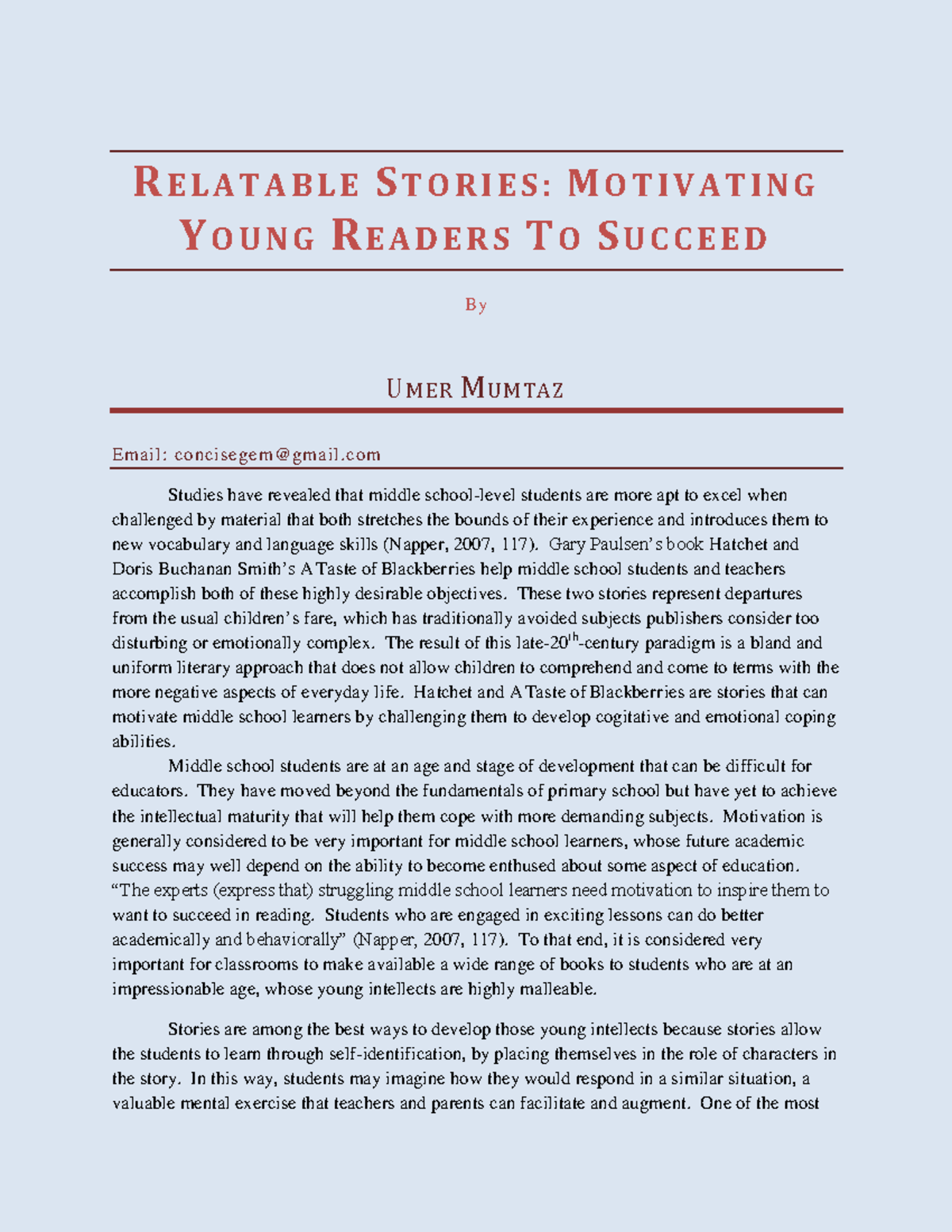 Relatable Stories Motivating Young Reade - RE L A T A B L E ST O R I E ...