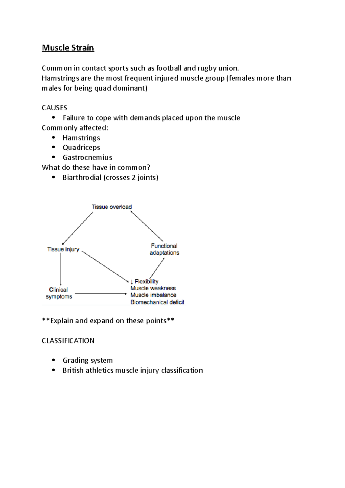 Muscle Strain - Muscle Strain Common in contact sports such as football ...