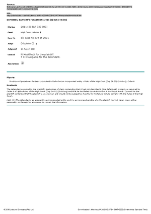 Terminology and Land Tenure in Customary Law An Exercise in Linguistic ...