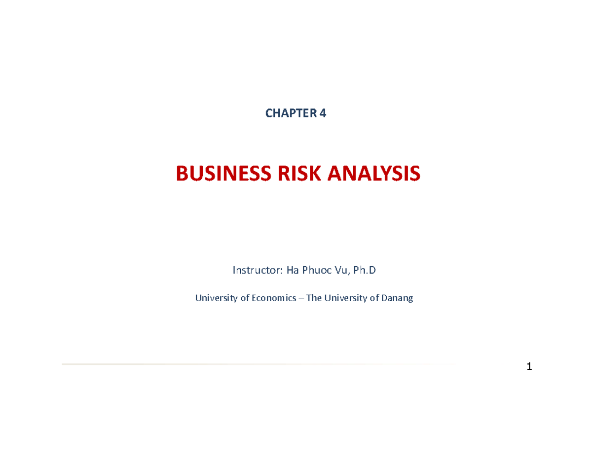 Chap4 (E) - Financial Analysis, Chapter 4, Business Performance ...
