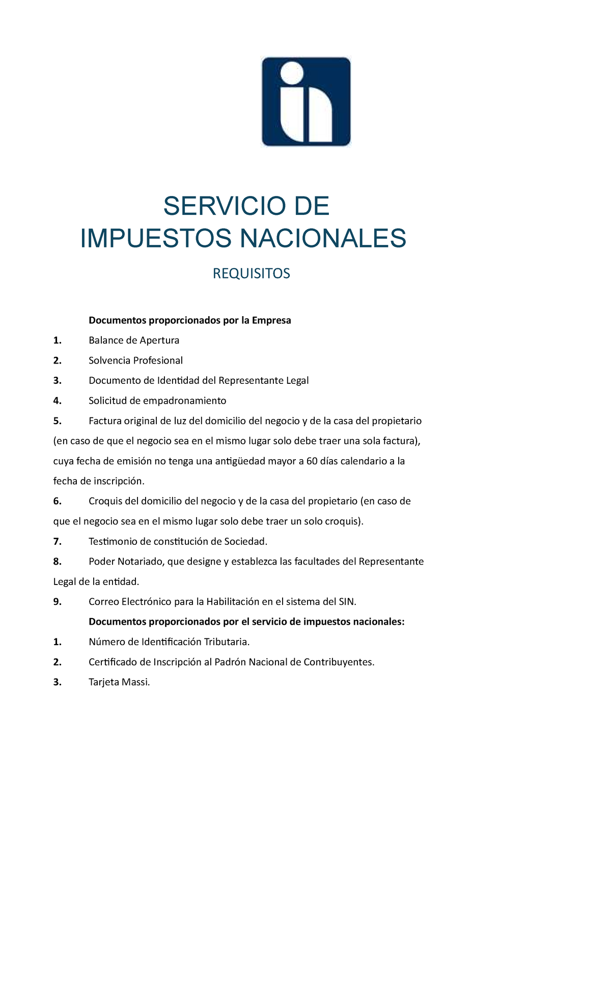 Parte 3 - DSFSDFSD - SERVICIO DE IMPUESTOS NACIONALES REQUISITOS ...